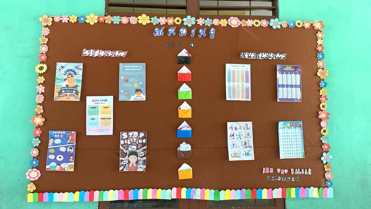 Program Mading Literasi & Numerasi & Papan Informasi Kelompok 7 - YouTube