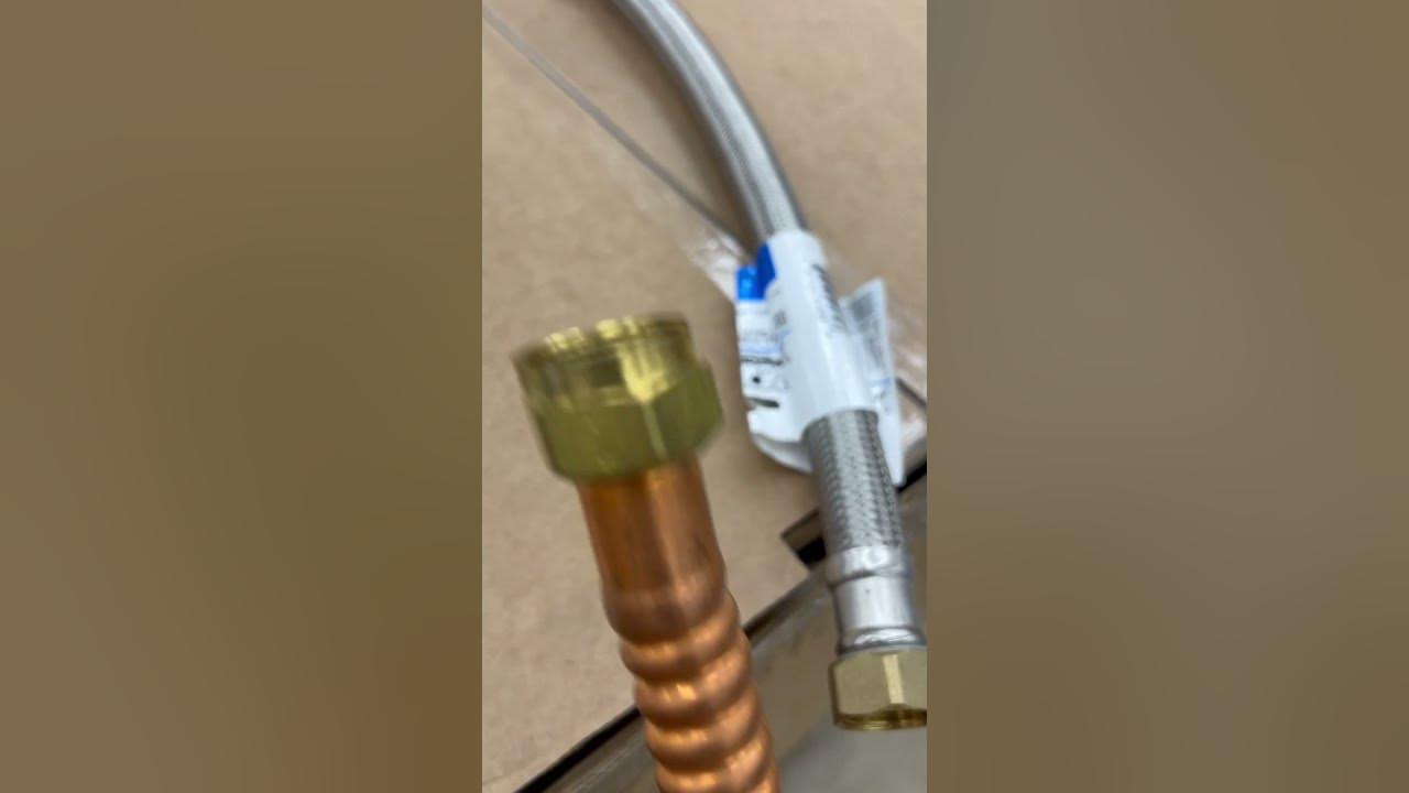 Hot Water Heater Flexible And Bending Hoses - YouTube