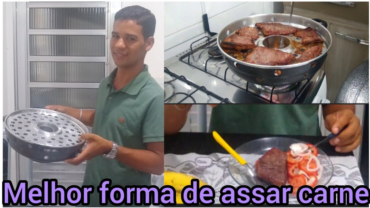 COMO ASSAR CARNE SEM USAR ÓLEO, ESSA PANELA vai te ajudar a EMAGRECER ...