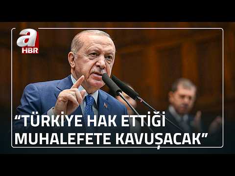 Başkan Erdoğan AK Parti Grup Toplantısı'nda önemli açıklamalarda bulundu | A Haber