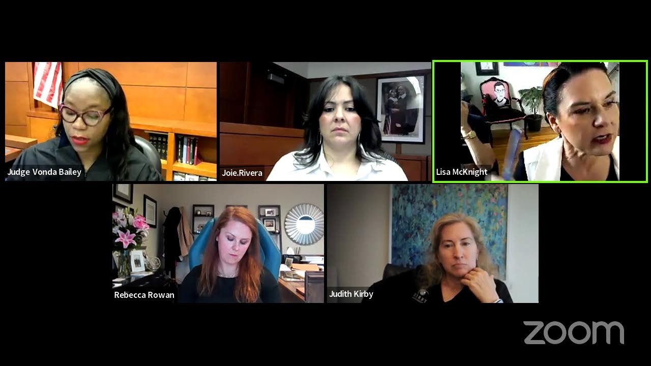 Judge Vonda Bailey's Personal Meeting Room - YouTube
