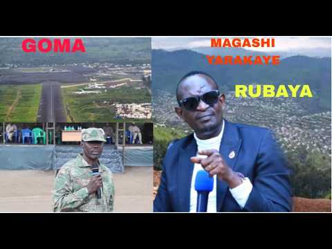 MAGASHI YARAKAYE M23 NTIGOMBA KUVA RUBAYA/BAYISABYE GUTANGA IKIBUGA CY'INDEGE CYA GOMA