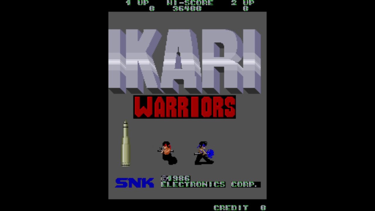 Ikari Warriors Arcade Game, SNK 1986, Longplay - YouTube