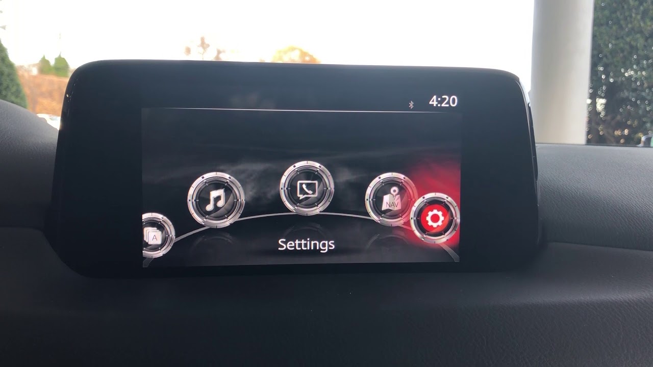 How to connect your phone to the Mazda Infotainment System - YouTube
