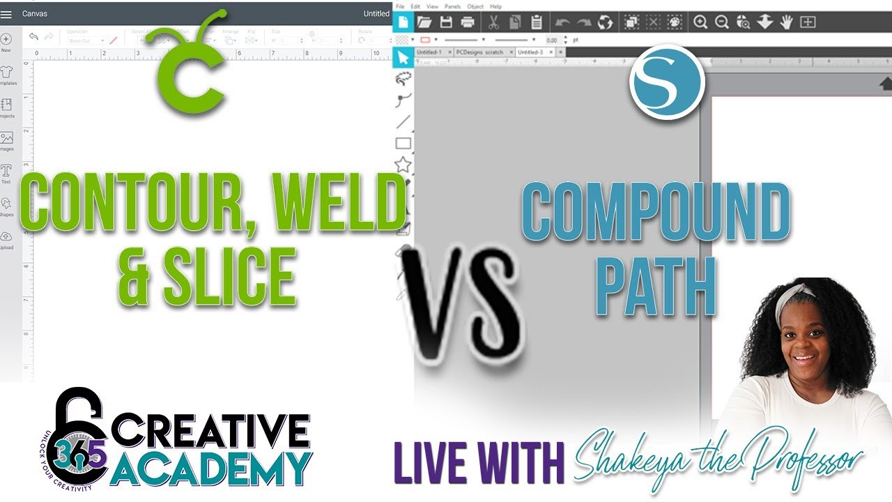 Cricut DS Contour Weld And Slice Vs Silhouette Studio Compound Path cricut-ds-contour-weld-and-slice-vs-silhouette-studio-compound-path
