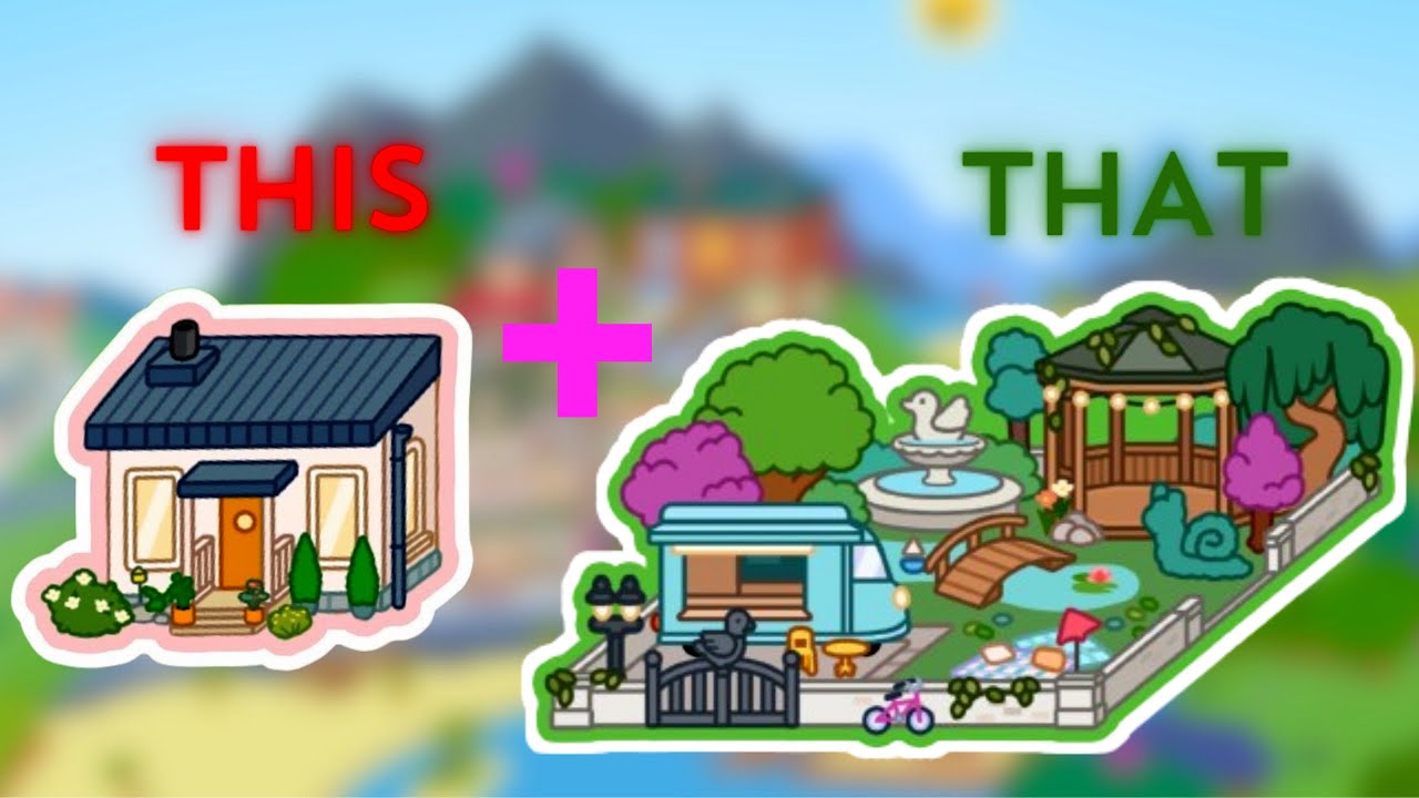 FREE HOUSE + WILLOW TREE PARK 😍 Toca Life World - YouTube