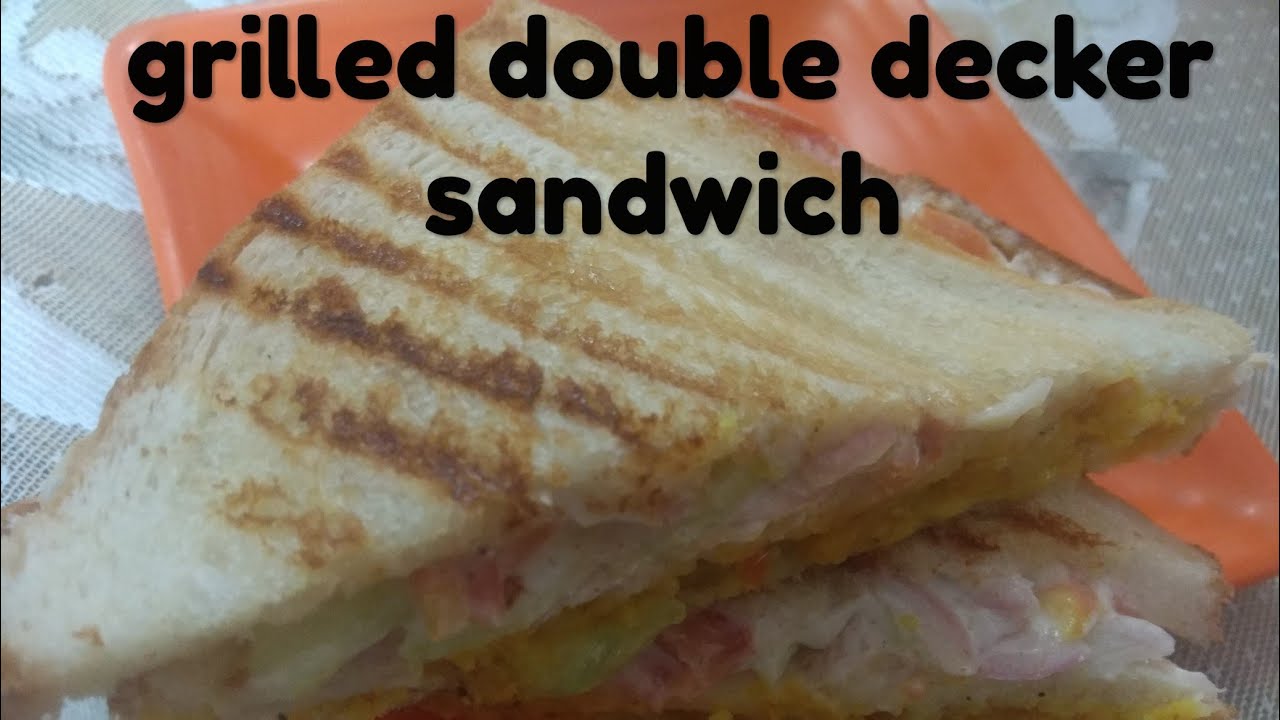 Double decker Sandwich recipe by jyotsna Kitchen - YouTube