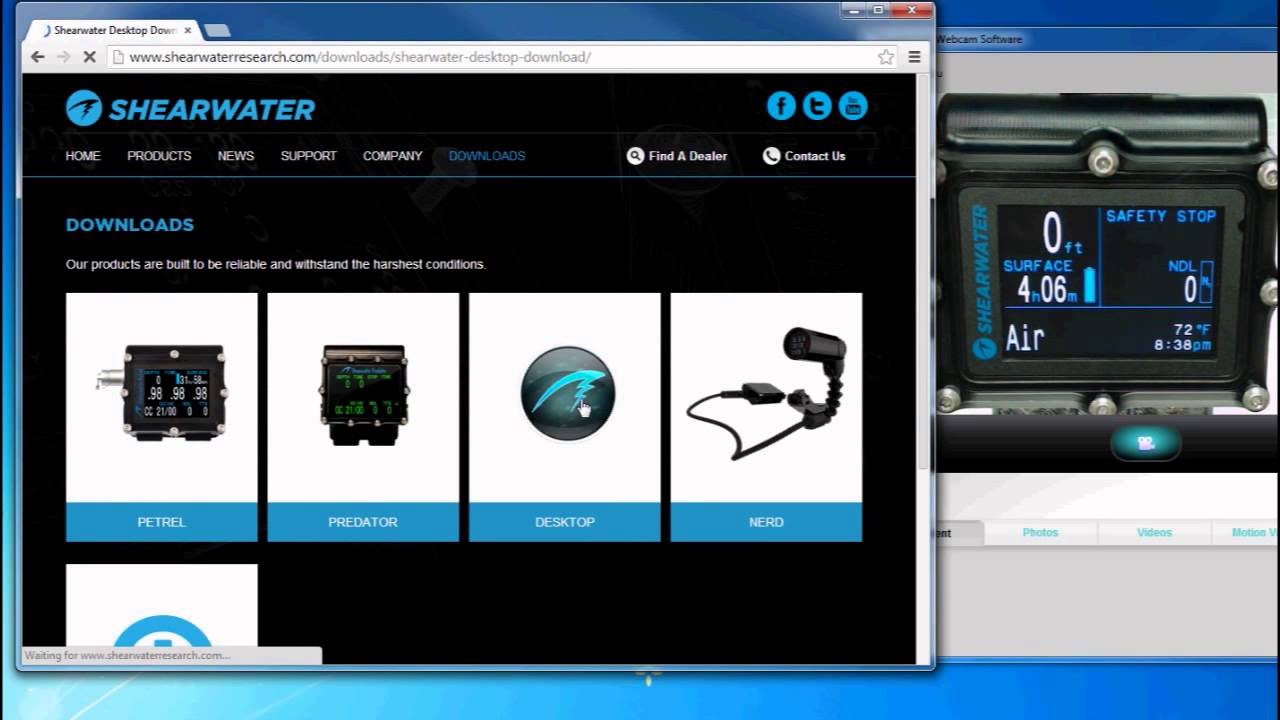 Dive Log - Petrel Recreational Nitrox Mode - YouTube