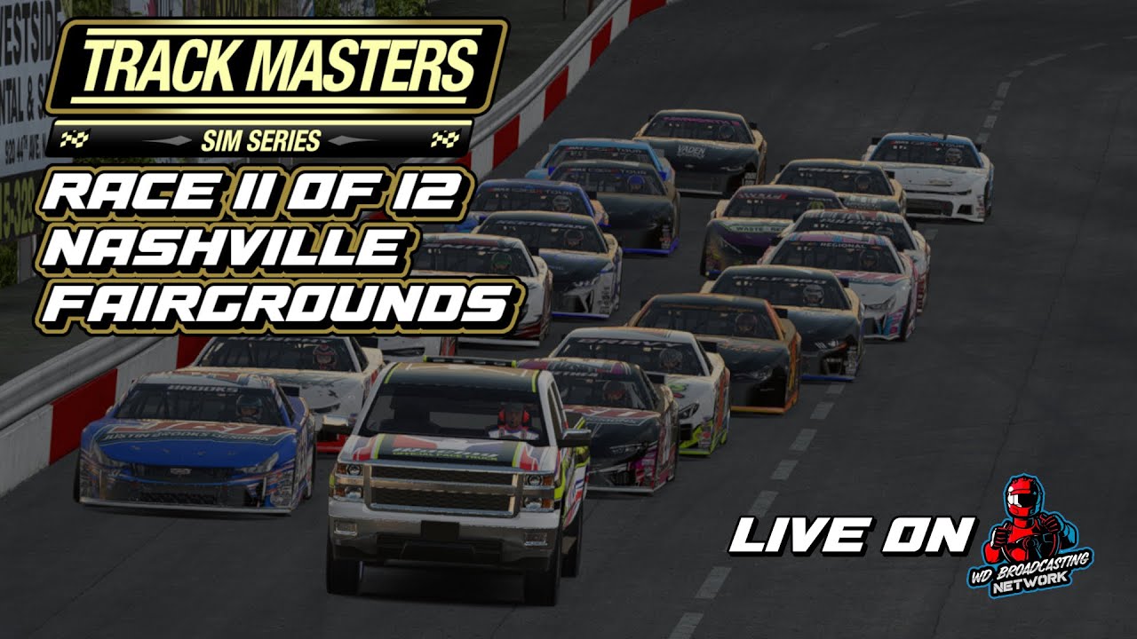 Trackmasters Sim Series | Nashville Fairgrounds | Race 11 of 12 - YouTube