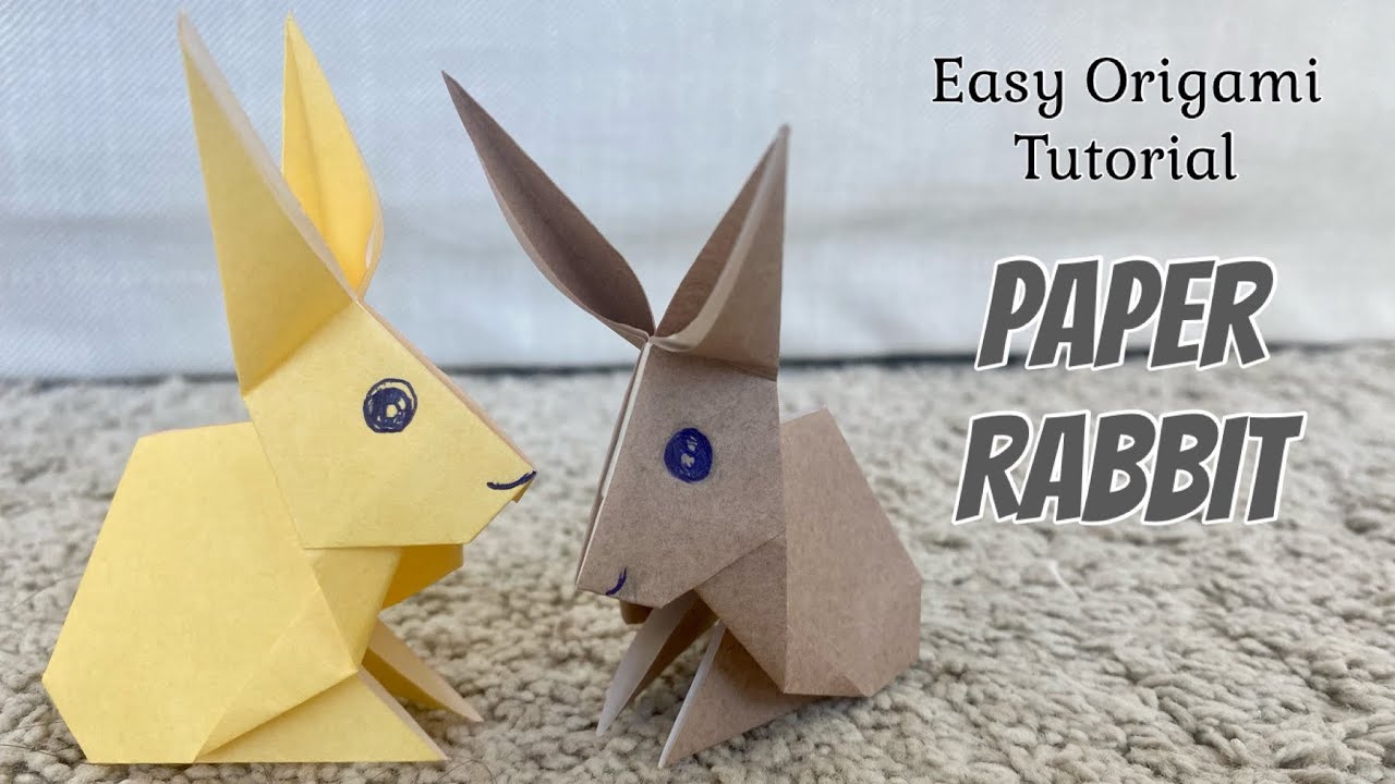 RABBIT ORIGAMI | How to Make Rabbit Paper Rabbit | Easy Origami ...