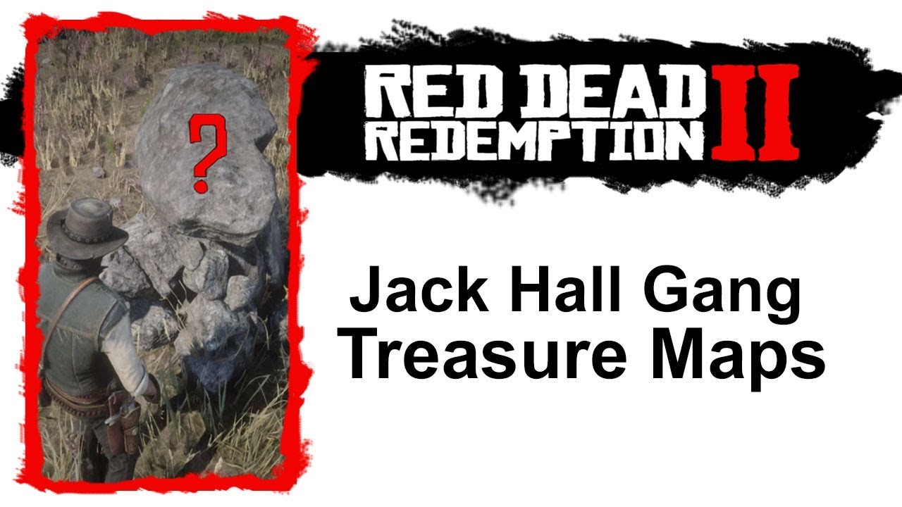 Red Dead Redemption 2 Jack Hall Gang Treasure Map Locations - YouTube