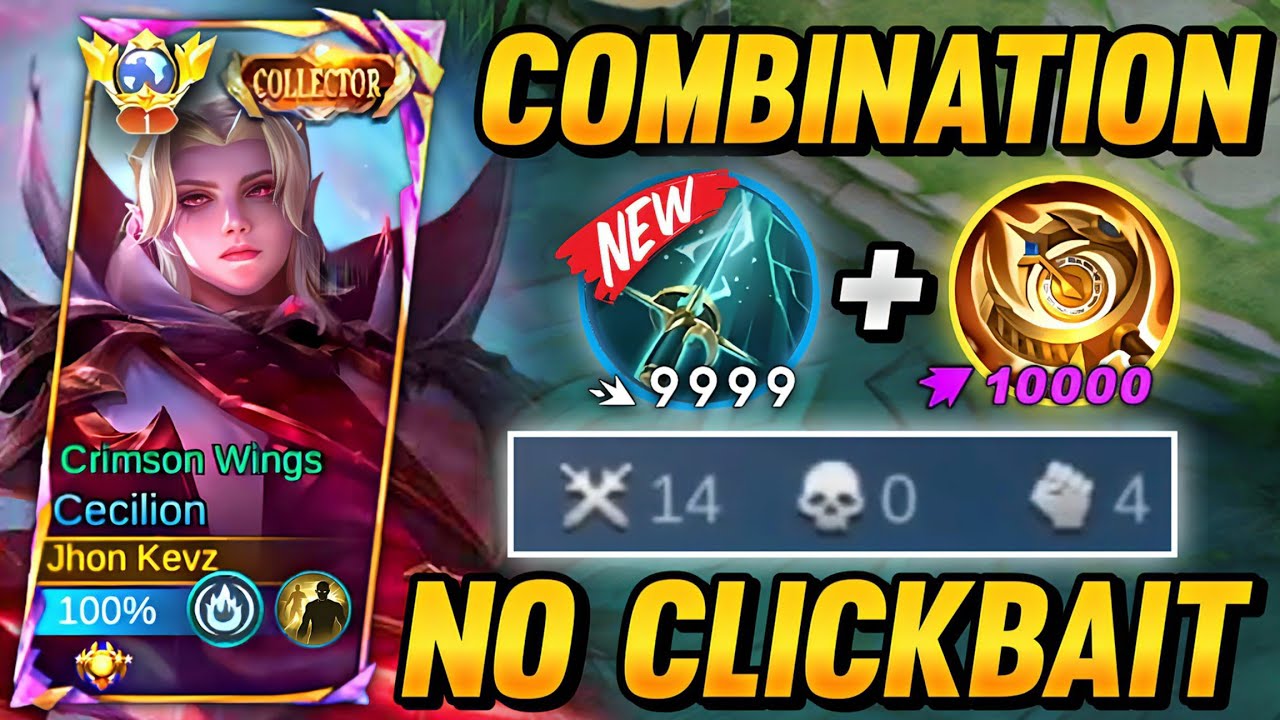 COMBINATION ITEM THAT WILL MAKE YOUR CECILION 100% UNKILLABLE 😈| TOP ...