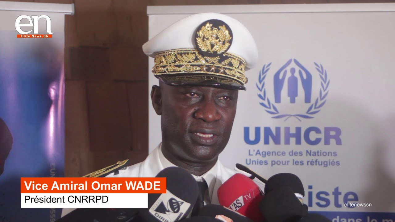 Journée mondiale du refugié, les mots du Vice-Amiral Oumar WADE ...