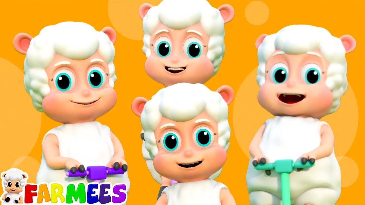 Five Little Sheeps + More Animal Rhymes & Songs for Kids - YouTube