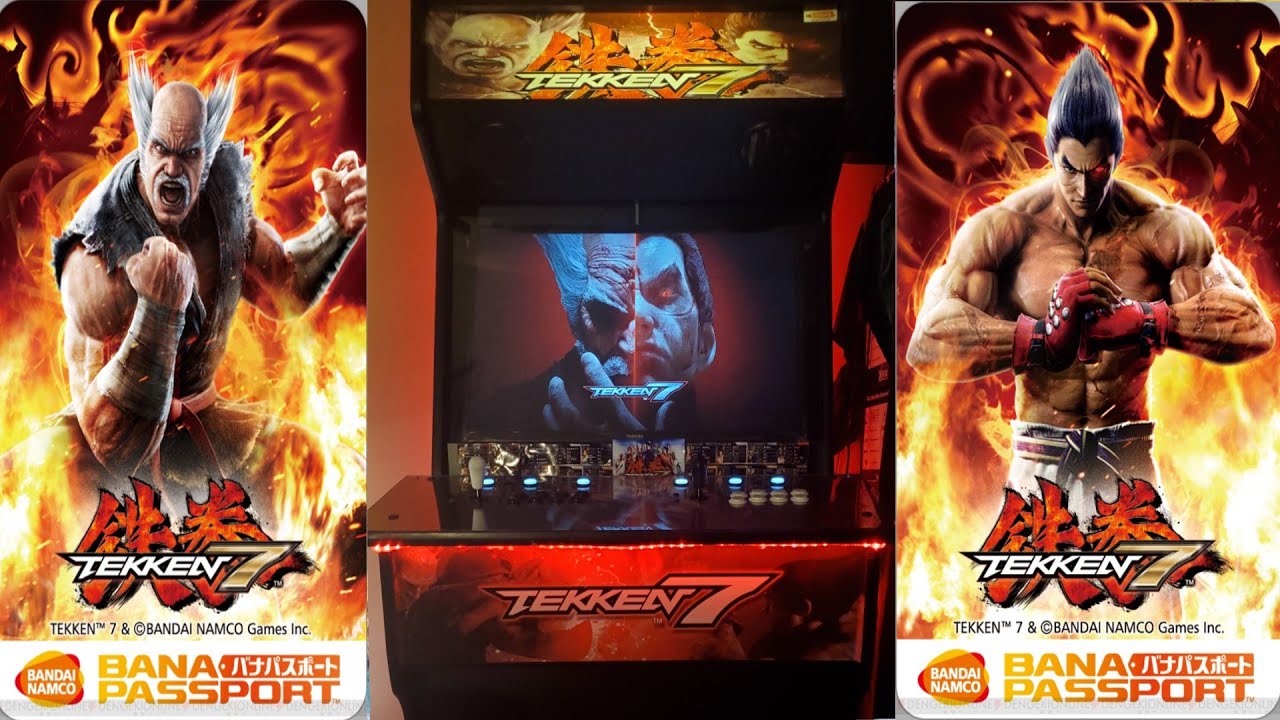 Tekken 7 Arcade(2015) Kazuya, Eddy, Bob, Law: Namco System ES3 - YouTube