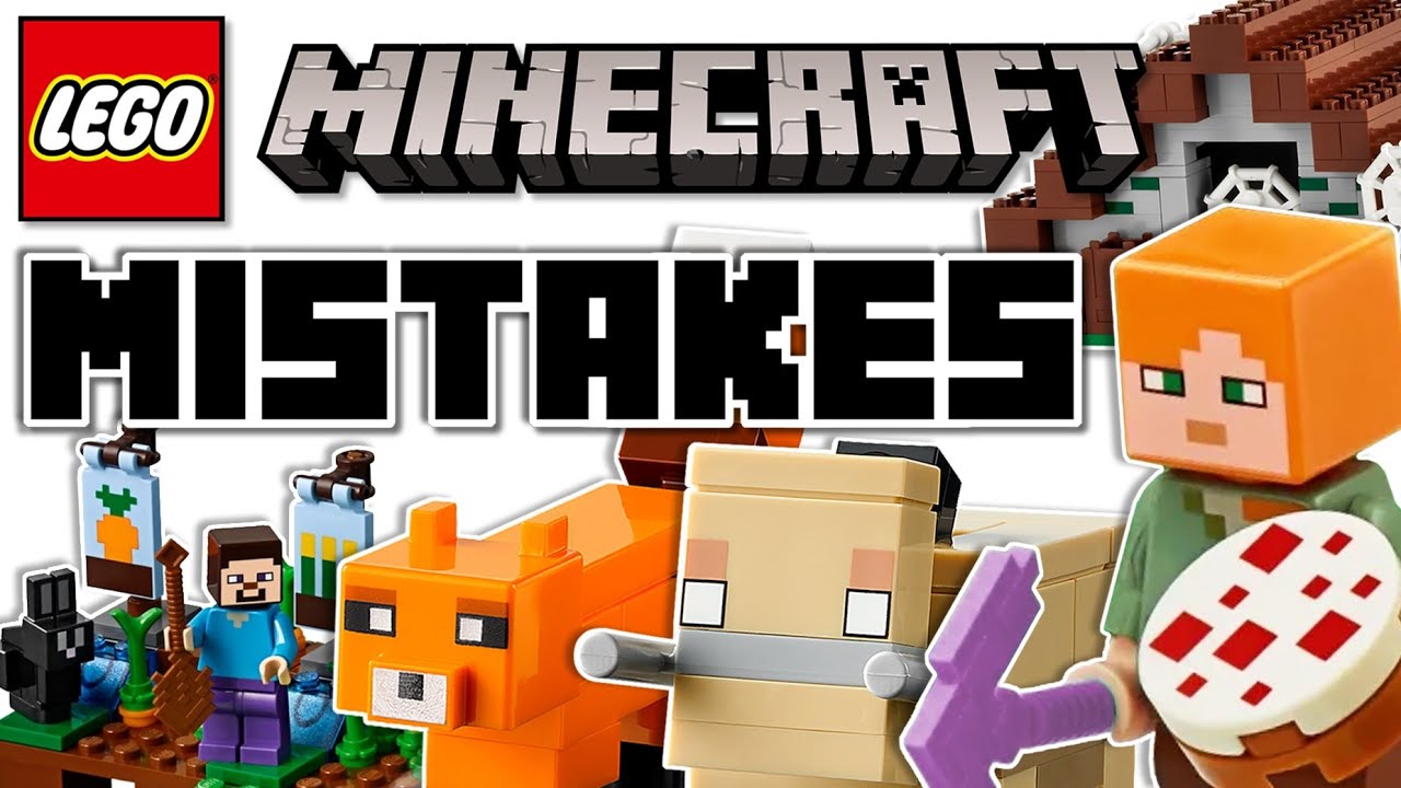 Top 5 LEGO Minecraft Mistakes - YouTube