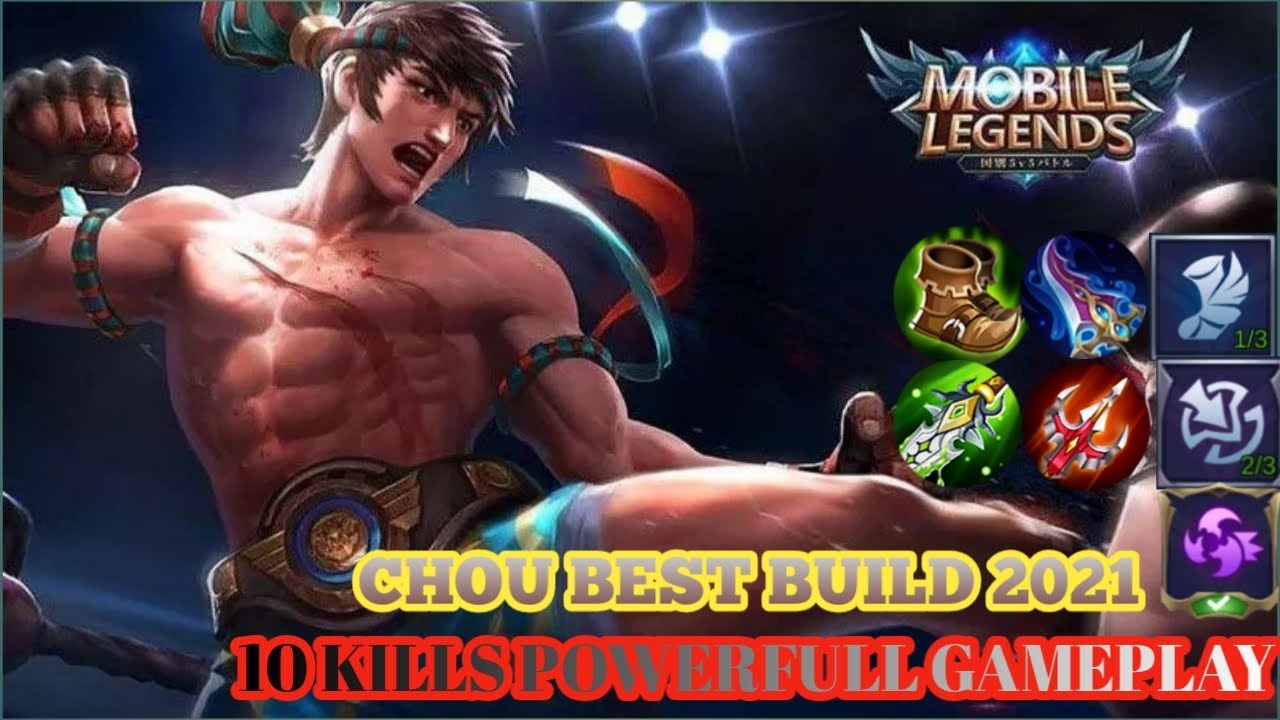 🔴SOLO OFFLANER CHOU FULL DAMAGE BUILD | CHOU BEST BUILD | CHOU GAMEPLAY ...