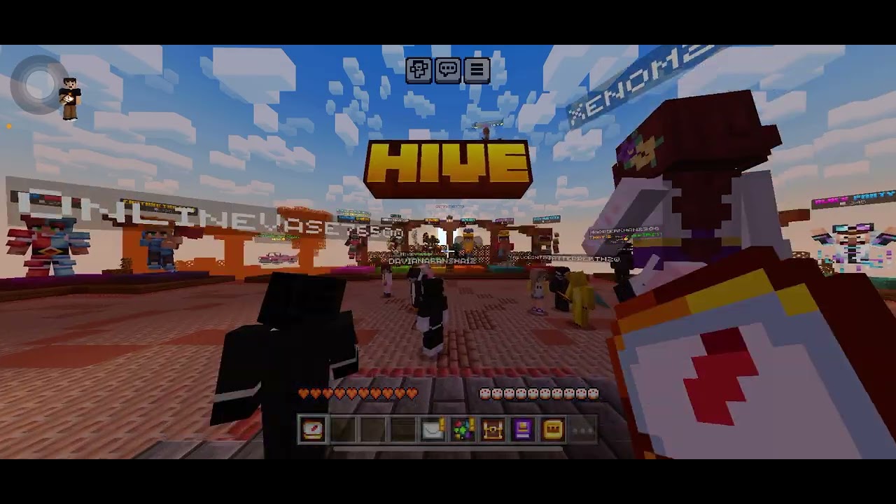 Playing the hive mini games - YouTube