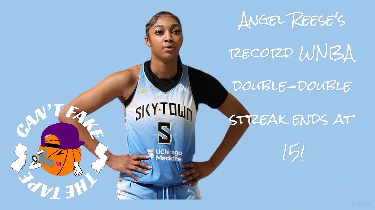 Angel Reese’s record WNBA double-double streak ends at 15! - YouTube