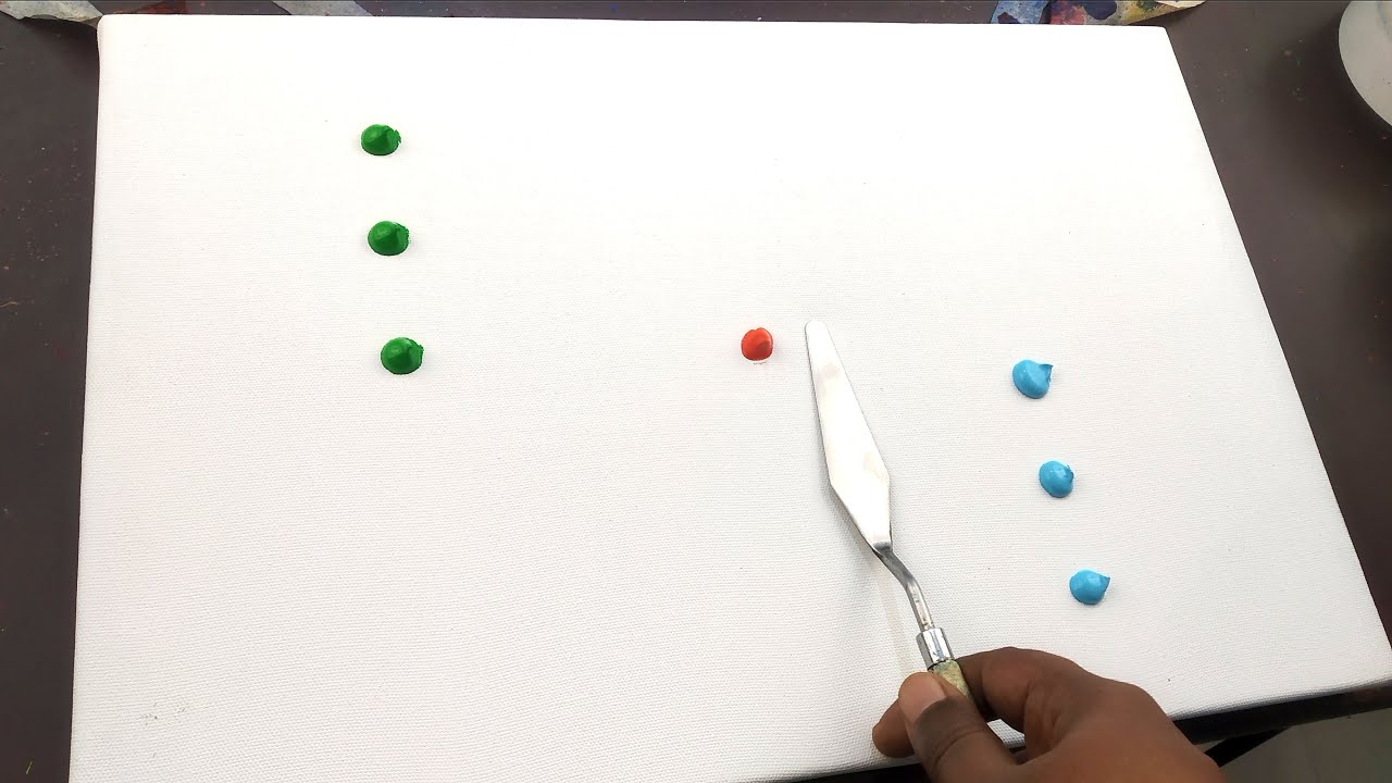 Intermingling Abstract Painting ¦ Acrylic painting ¦ Easy for Beginners ...