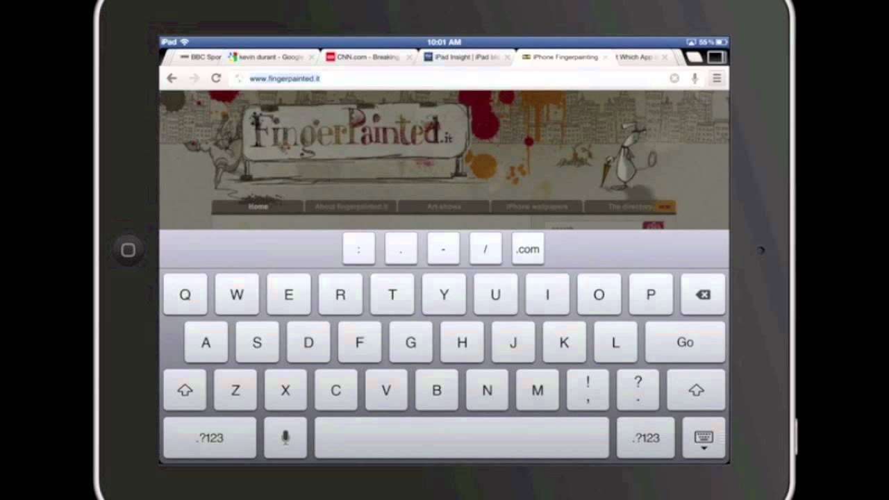 Chrome Browser for iPad Demo - YouTube