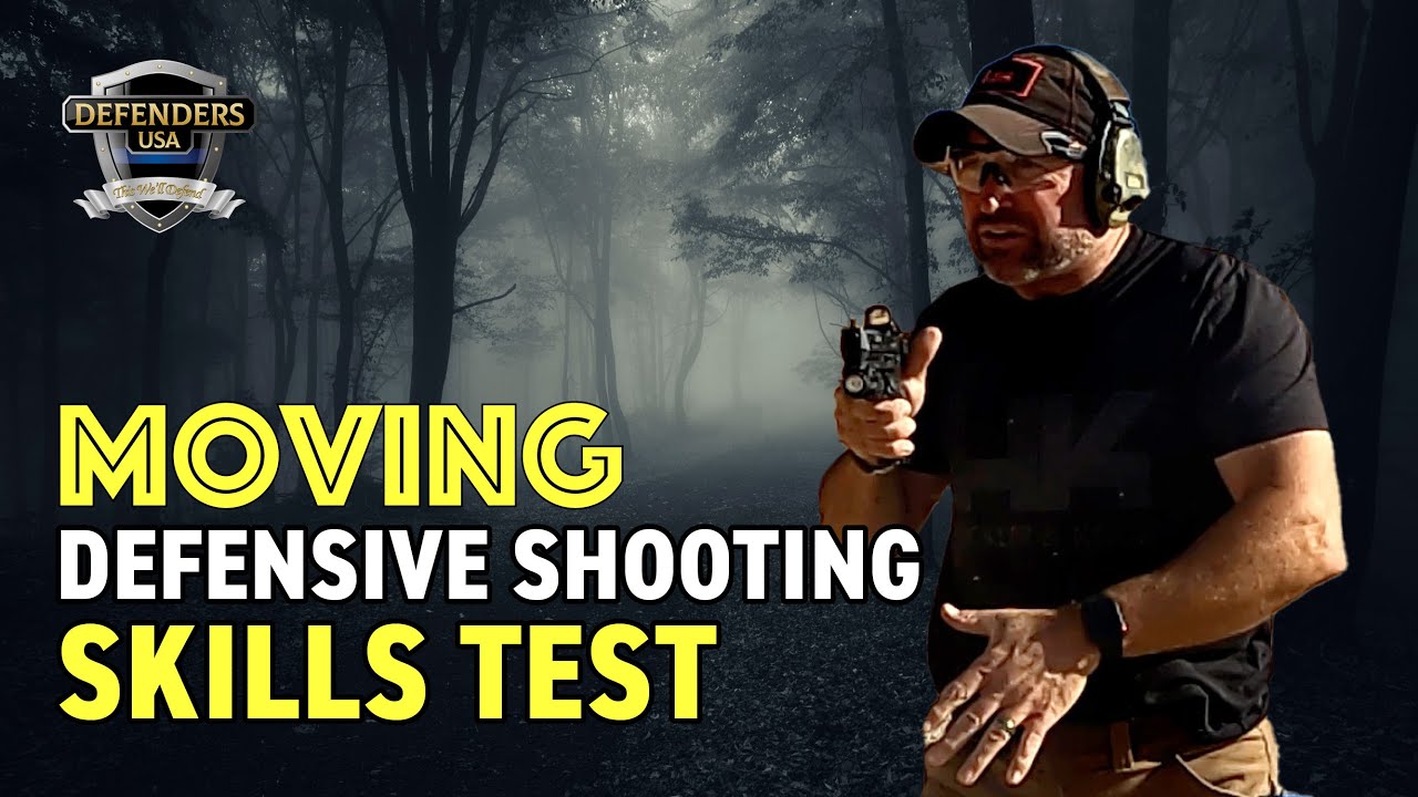 Move and Shoot! Test Your Defensive Shooting Skills | Moving B8 Drill ...