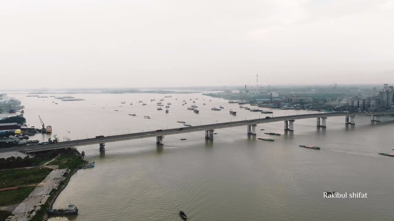 Meghna Gomti Bridge || Drone View || Rakibul shifat - YouTube