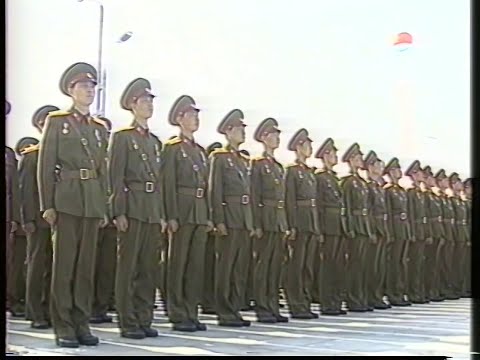 North Korea Military Parade April 25th, 1997 (Full HD 60fps)