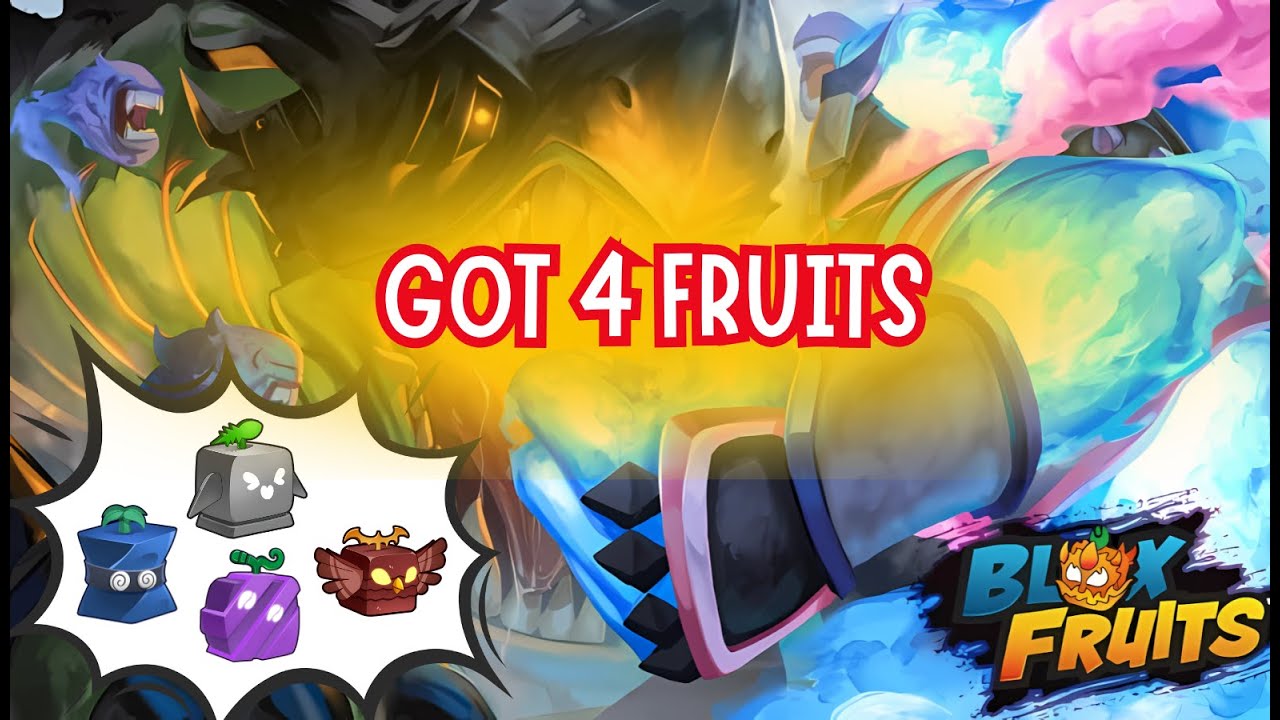 Roblox New - Blox Fruits [ Got 4 Fruits ] - YouTube