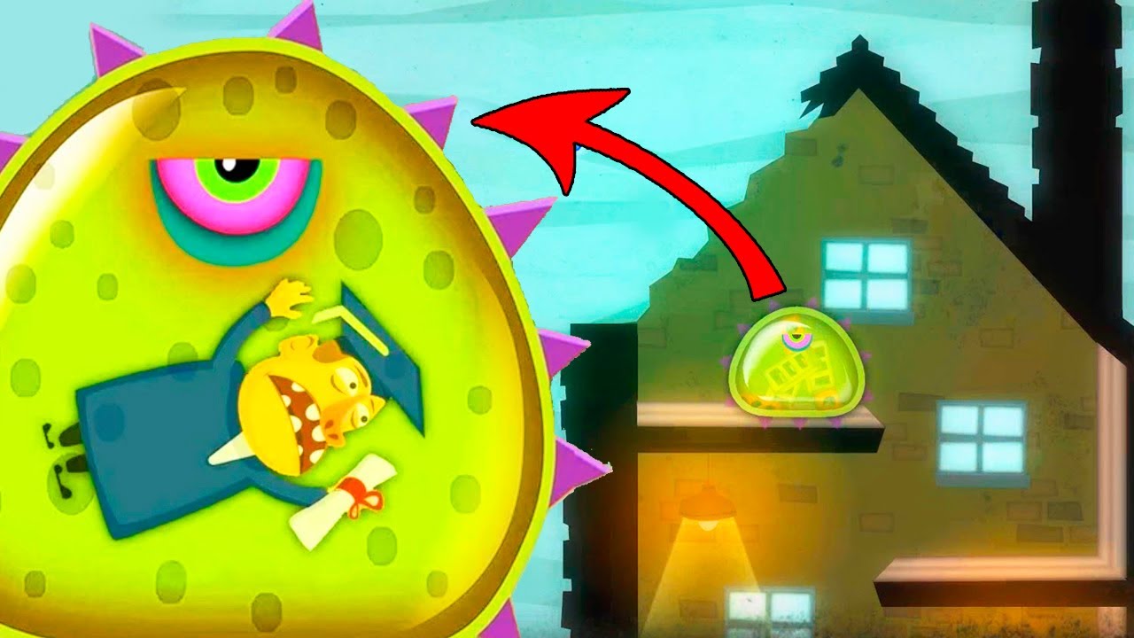 СЛИЗЕНЬ ВЫБРАЛСЯ НА УЛИЦУ И СТАЛ ЕСТЬ ЛЮДЕЙ! Приключение космической ...