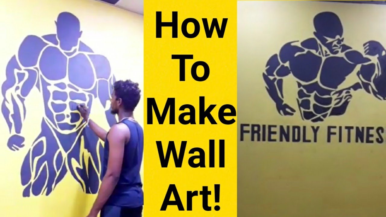 Wall Painting How To Make Wall Art GYM Wall Sticker Wall Design Gym Motivation Tamil wall-painting-how-to-make-wall-art-gym-wall-sticker-wall-design-gym-motivation-tamil