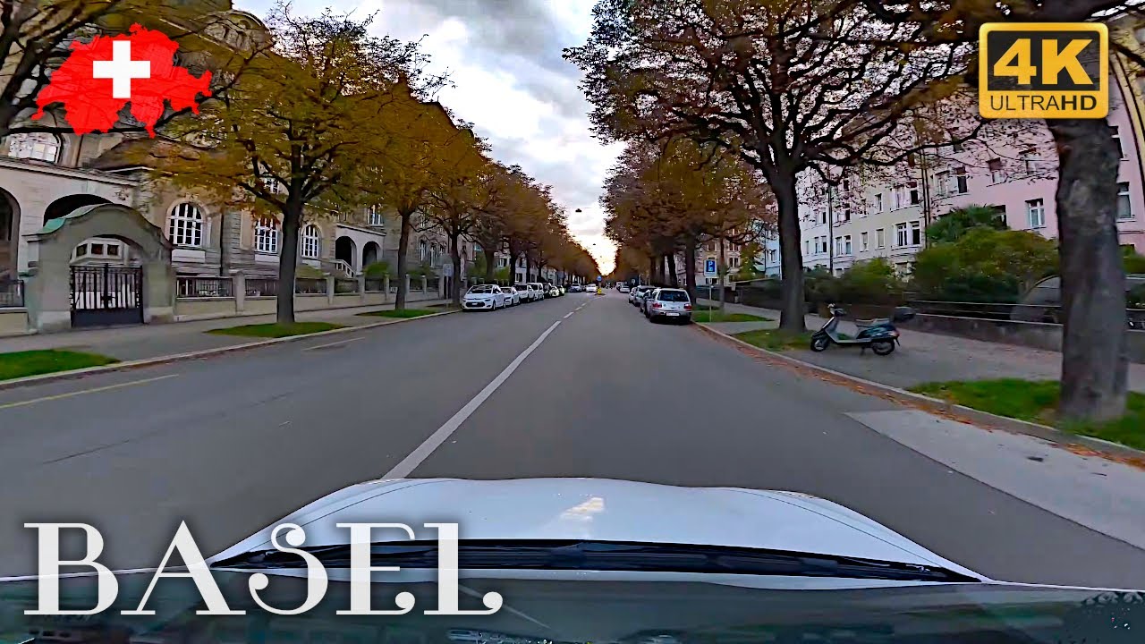 Basel Switzerland 4K | Drive Travel - YouTube