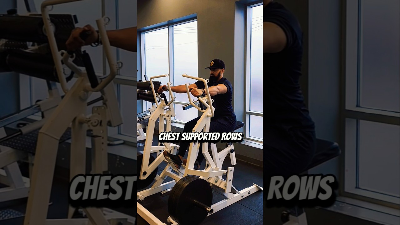 Back Supported Rows - YouTube