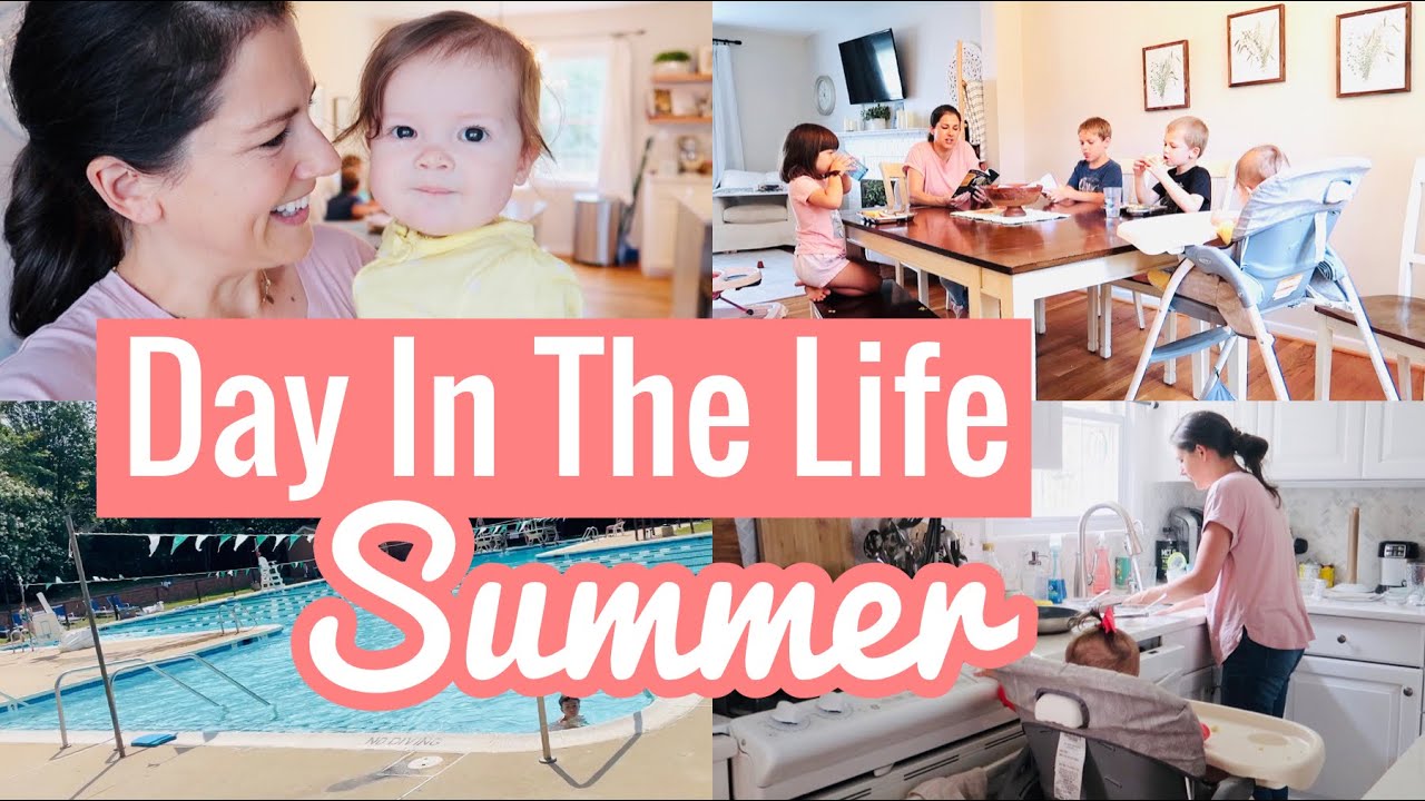 DAY IN THE LIFE OF MOM OF 5 || Catholic Mom Life - YouTube