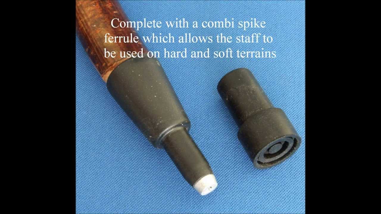 Hazel Hiking Staff - YouTube