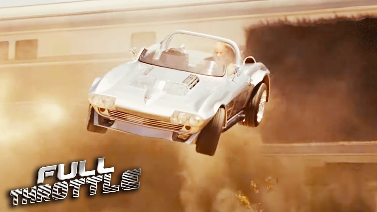 Jumping A Corvette Grand Sport Sting Ray Out of A Train | Fast Five ...