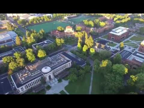 Oregon State | Drone View of Weatherford Hall - YouTube