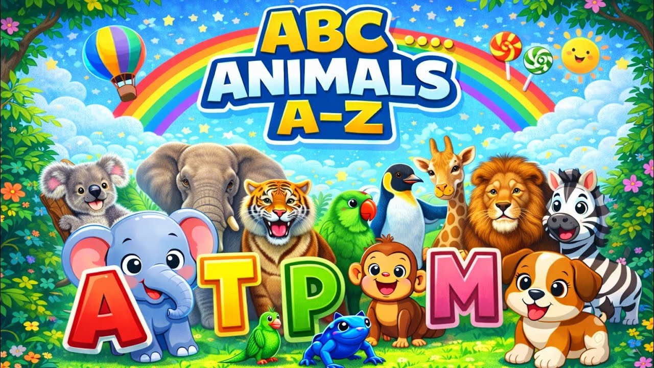 Learn ABC with Animals | Phonics Song |Alphabet Song for Kids ...