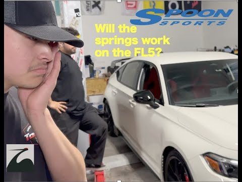 2023 Honda Civic Type R FL5 Spoon Springs Install - YouTube