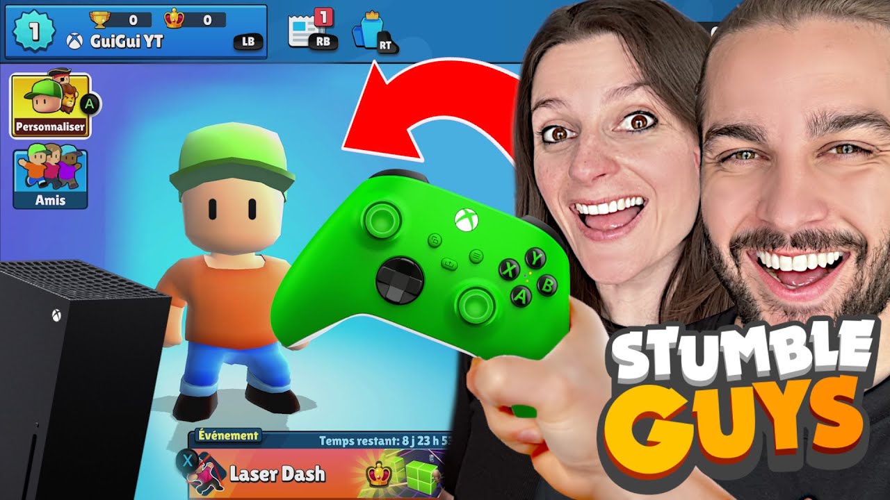 STUMBLE GUYS EST ARRIVÉ SUR XBOX ! - YouTube