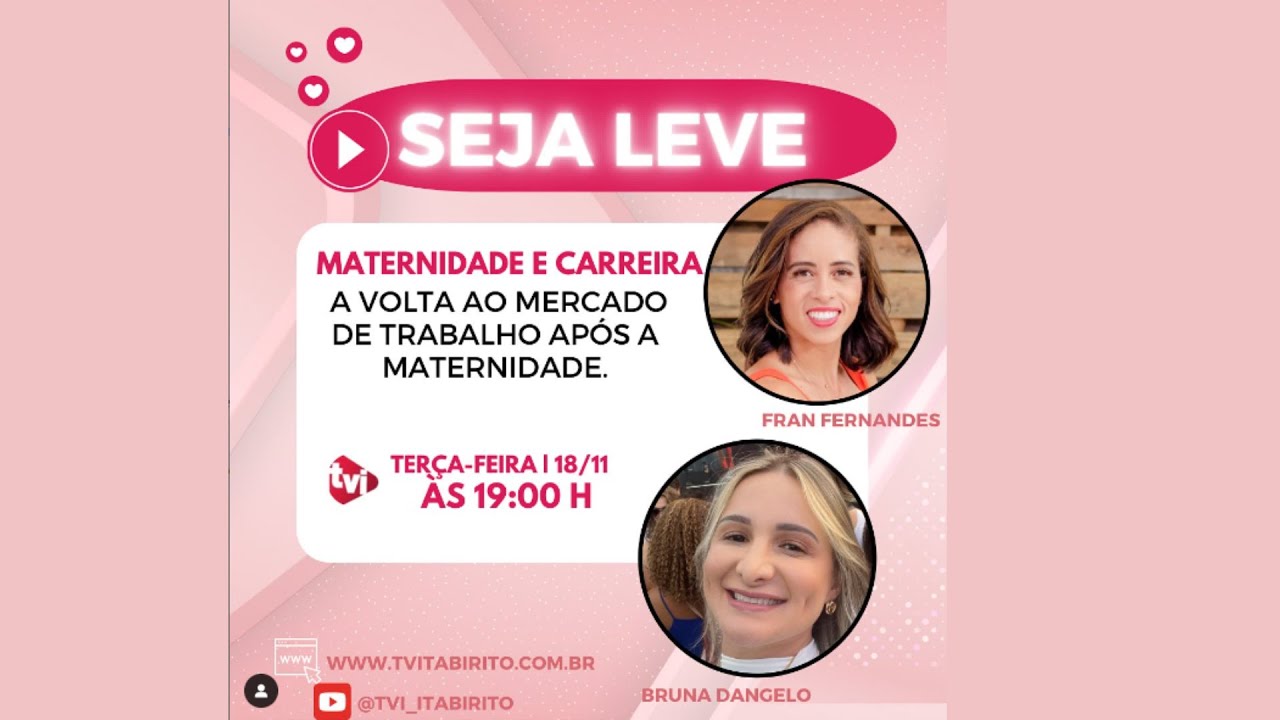 SEJA LEVE! CONVIDADO BRUNA DANGELO! - YouTube