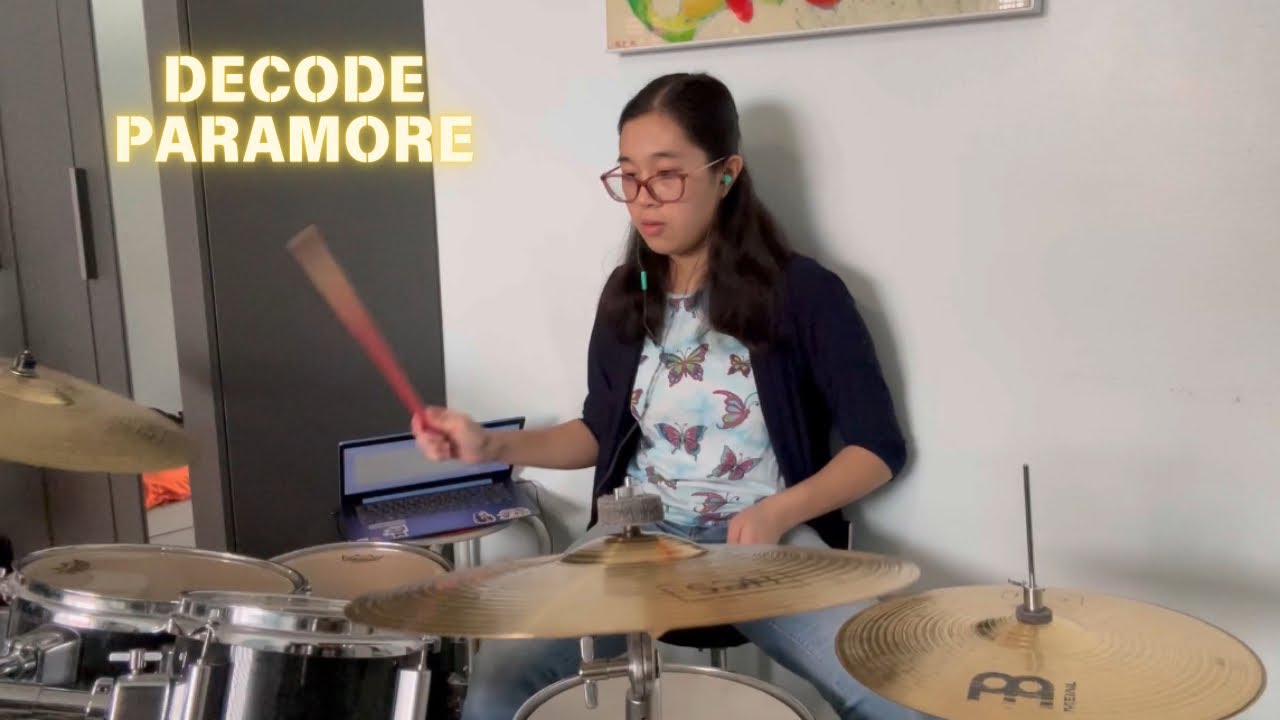 Paramore - Decode - Drum Cover | Chialeen Drums - YouTube