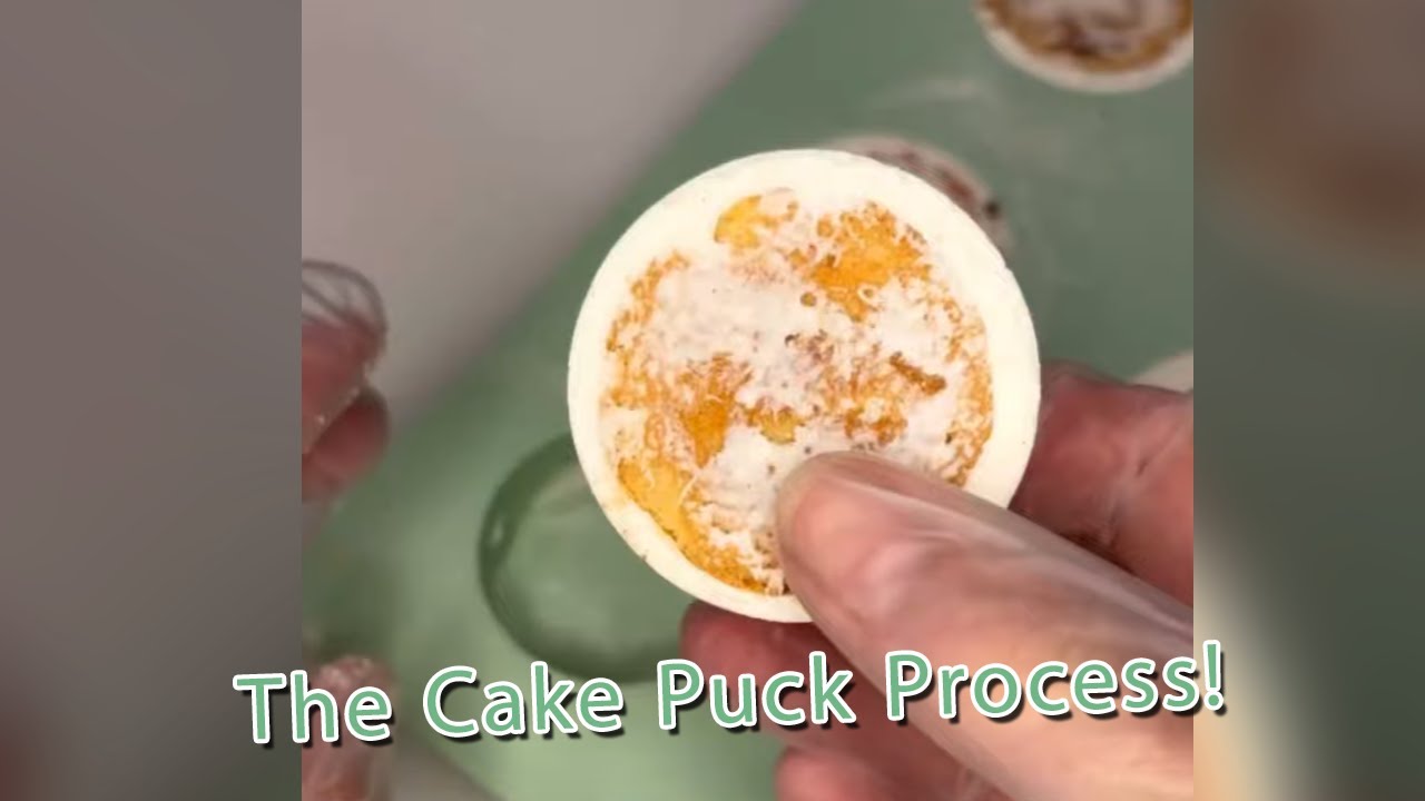 Part 2 of the Cake Puck Process! - YouTube