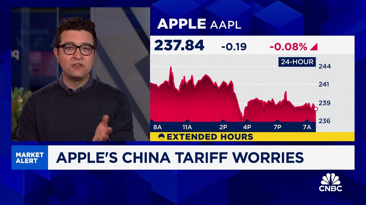 Apple's China tariff worries: Here's what to know - YouTube