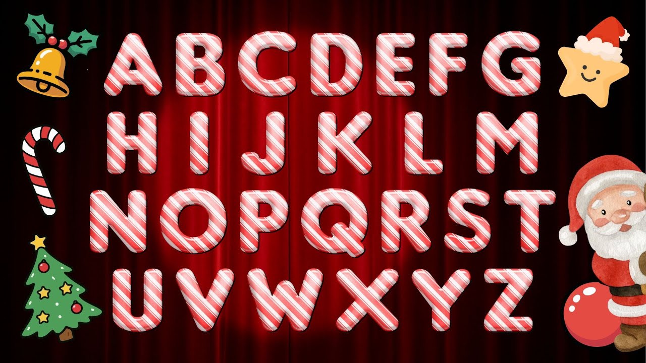Christmas Alphabet Song 🔤 Learning A to Z 🎵 Educational Toddlers Songs ...