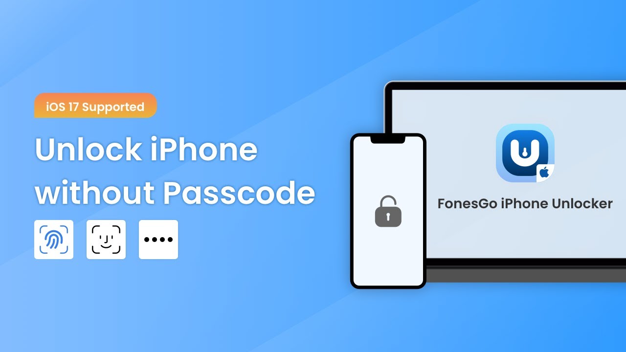 How to Unlock iPhone without Passcode | FonesGo iPhone Unlocker Guide ...