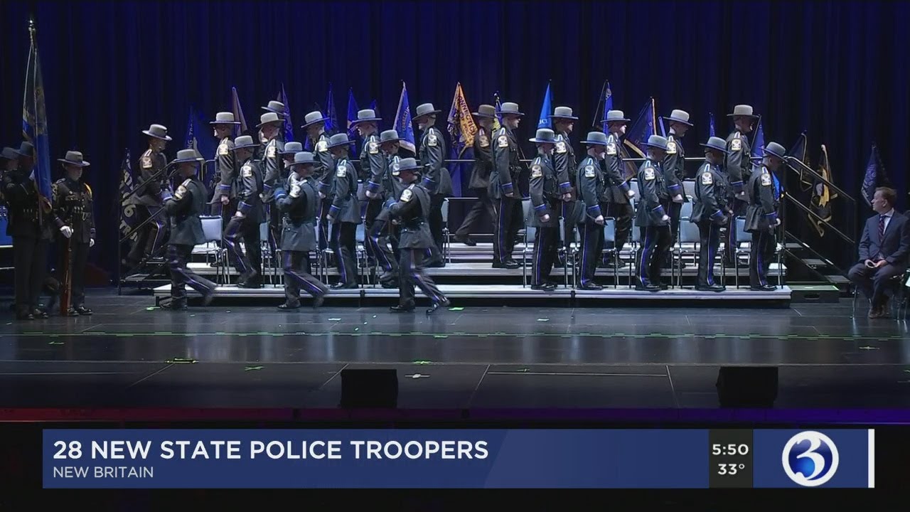 State Police Troopers graduate from the academy - YouTube