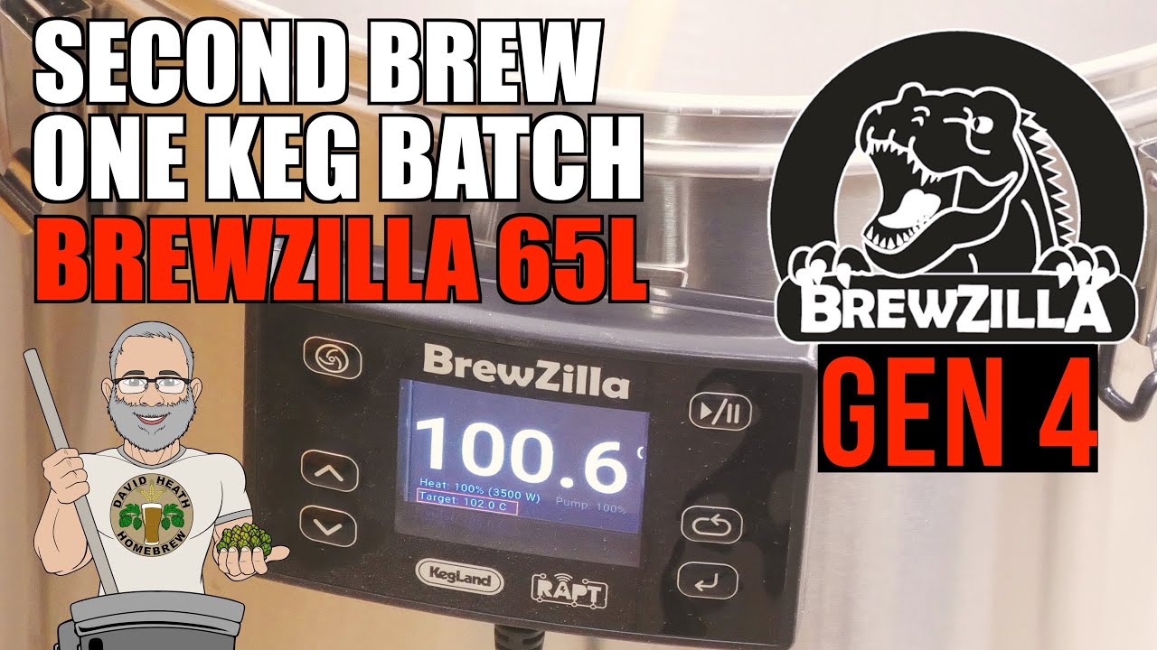 Brewzilla 65L GEN 4 - One Keg Batch - 2nd Brew Impressions - YouTube