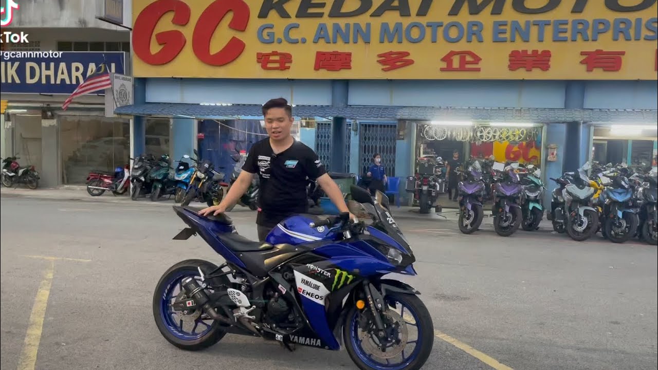 muka 100 ! 2018 Yamaha Yzf R25 V1 Gp Blue For Sales By G.C.ANN MOTOR ...