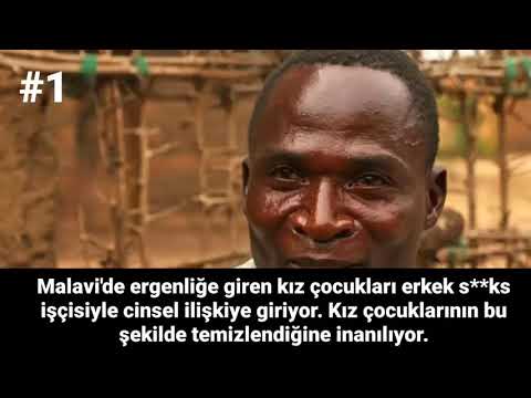 En Çılgın 10 cinsel gelenek & şaşırtıcı 10 cinsel gelenek